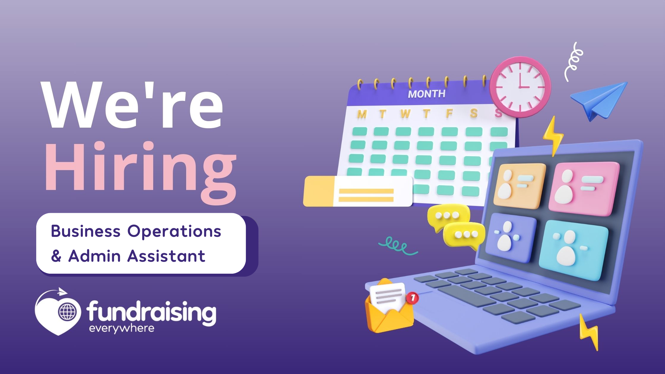 Job: Operations & Admin Assistant | Fundraising Everywhere